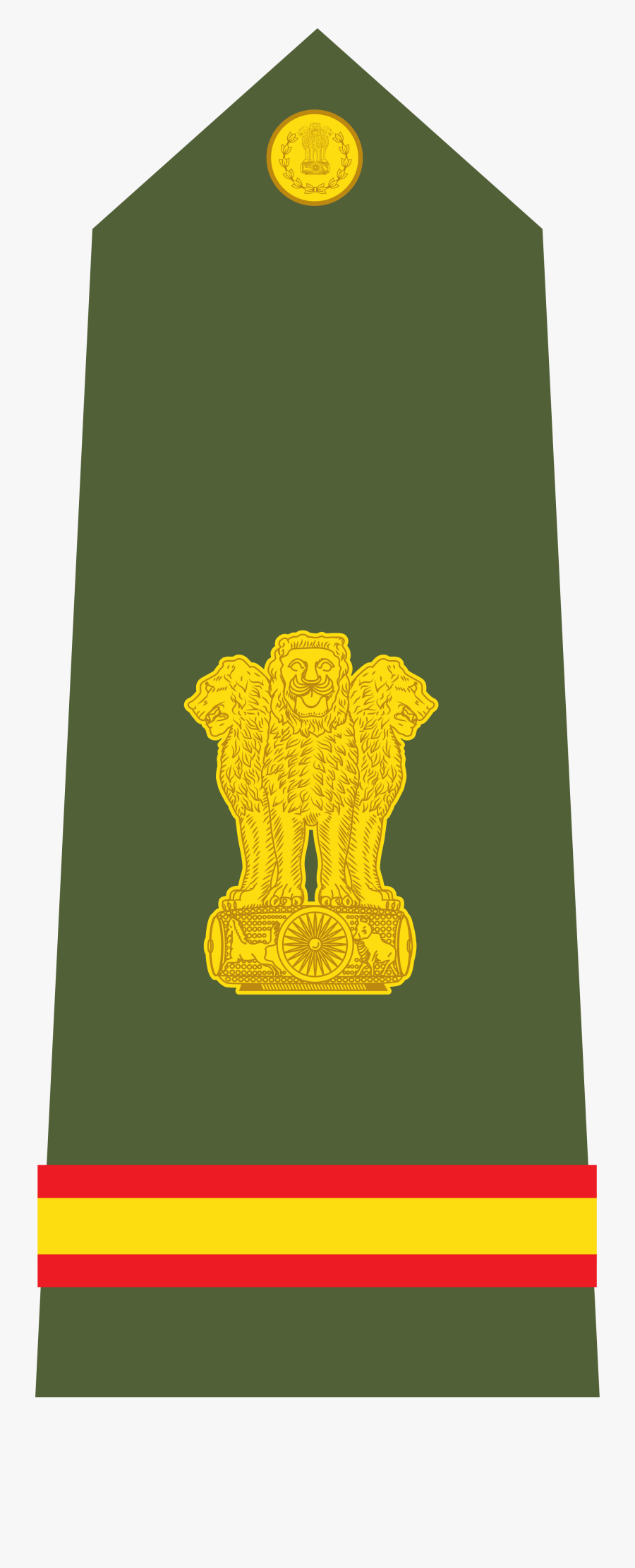 Indian Army Logo 7, Buy Clip Art - Subedar Major Rank In Indian Army ...