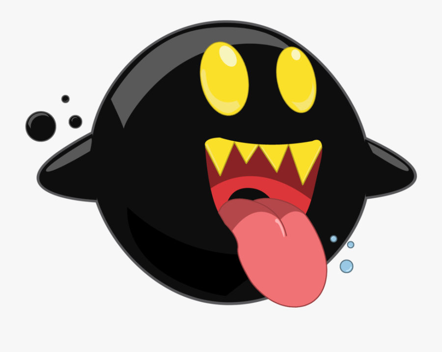 Super Mario Bros - Mario Bros Black Boo , Free Transparent Clipart ...