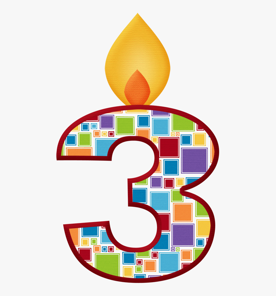 Clipart Birthday Diva - Transparent Number 3 Candle , Free Transparent ...