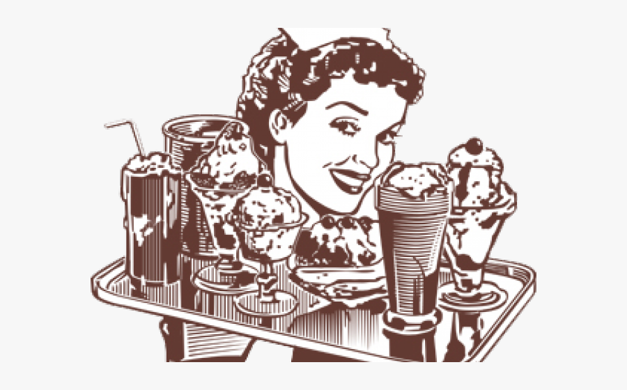 Diner Clipart Diner Counter - Clip Art Of 1950 Diner , Free Transparent ...