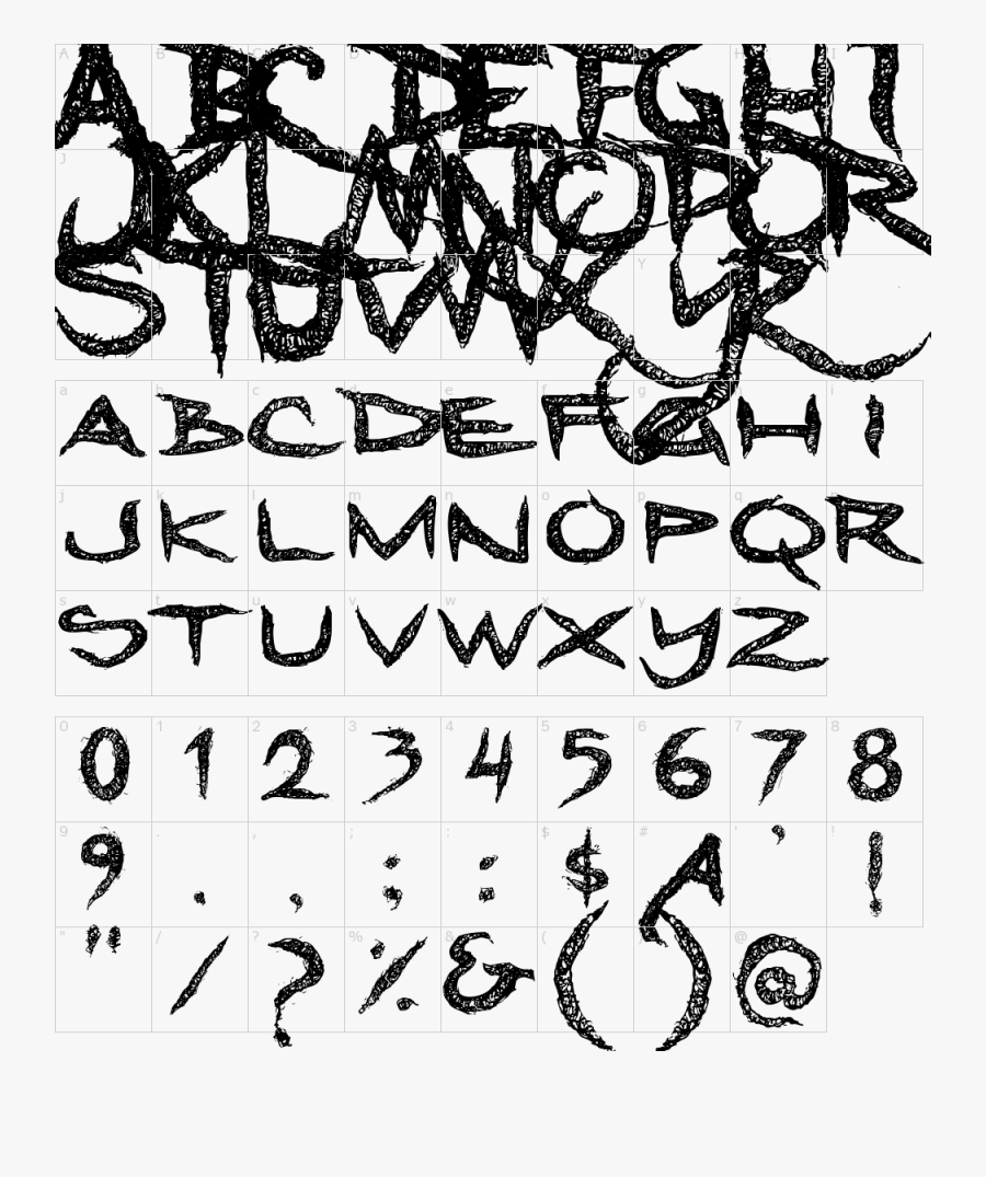 Dreadlock Font , Free Transparent Clipart - ClipartKey