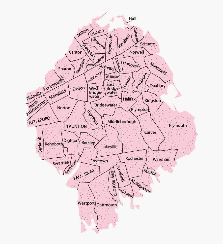 Map Of Towns In Southeast Network - Map Of South East Massachusetts ...