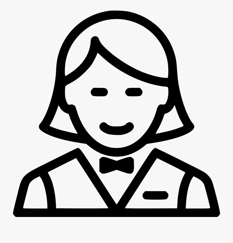 Waitress - Icon , Free Transparent Clipart - ClipartKey