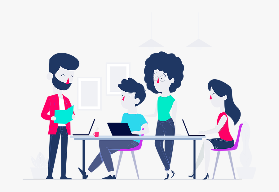 Teamwork - Cartoon , Free Transparent Clipart - ClipartKey