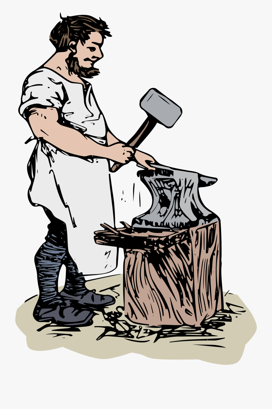 Blacksmith Colour Big Image Png Ⓒ - Blacksmith Clipart , Free ...