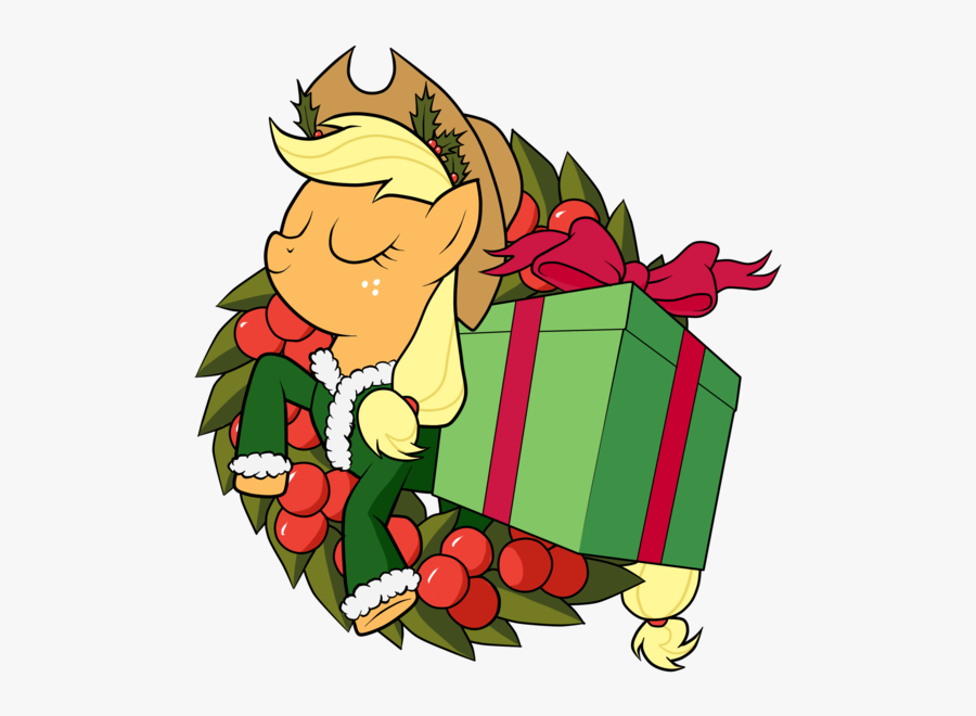Applejack Christmas Mlp , Free Transparent Clipart - ClipartKey