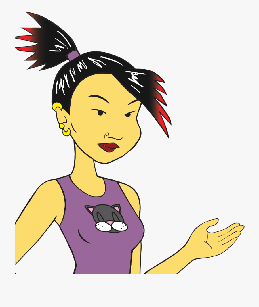 Swag Clipart Girl Rapper - Cartoon , Free Transparent Clipart - ClipartKey