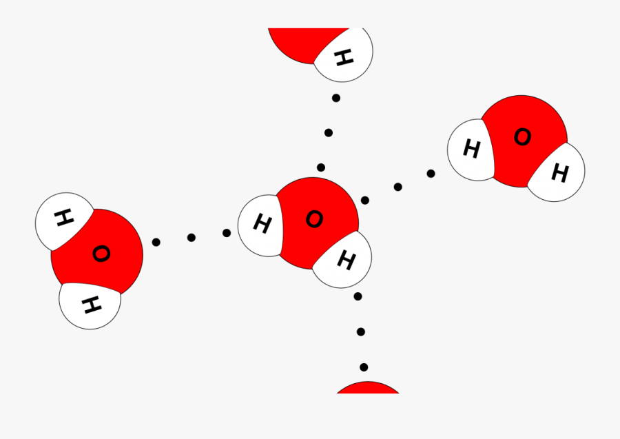 Clipart Science Molecule - Water Molecule 4 Hydrogen Bonds , Free ...