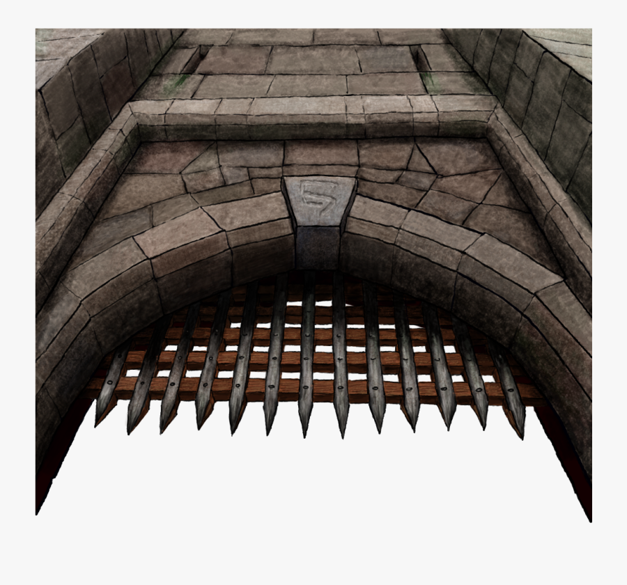 Castle Gate Transparent - 2d Castle Gate Png , Free Transparent Clipart ...