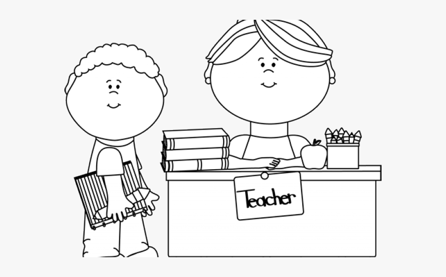 Teacher Cliparts Transparent - Teacher Clip Art Black And White , Free ...