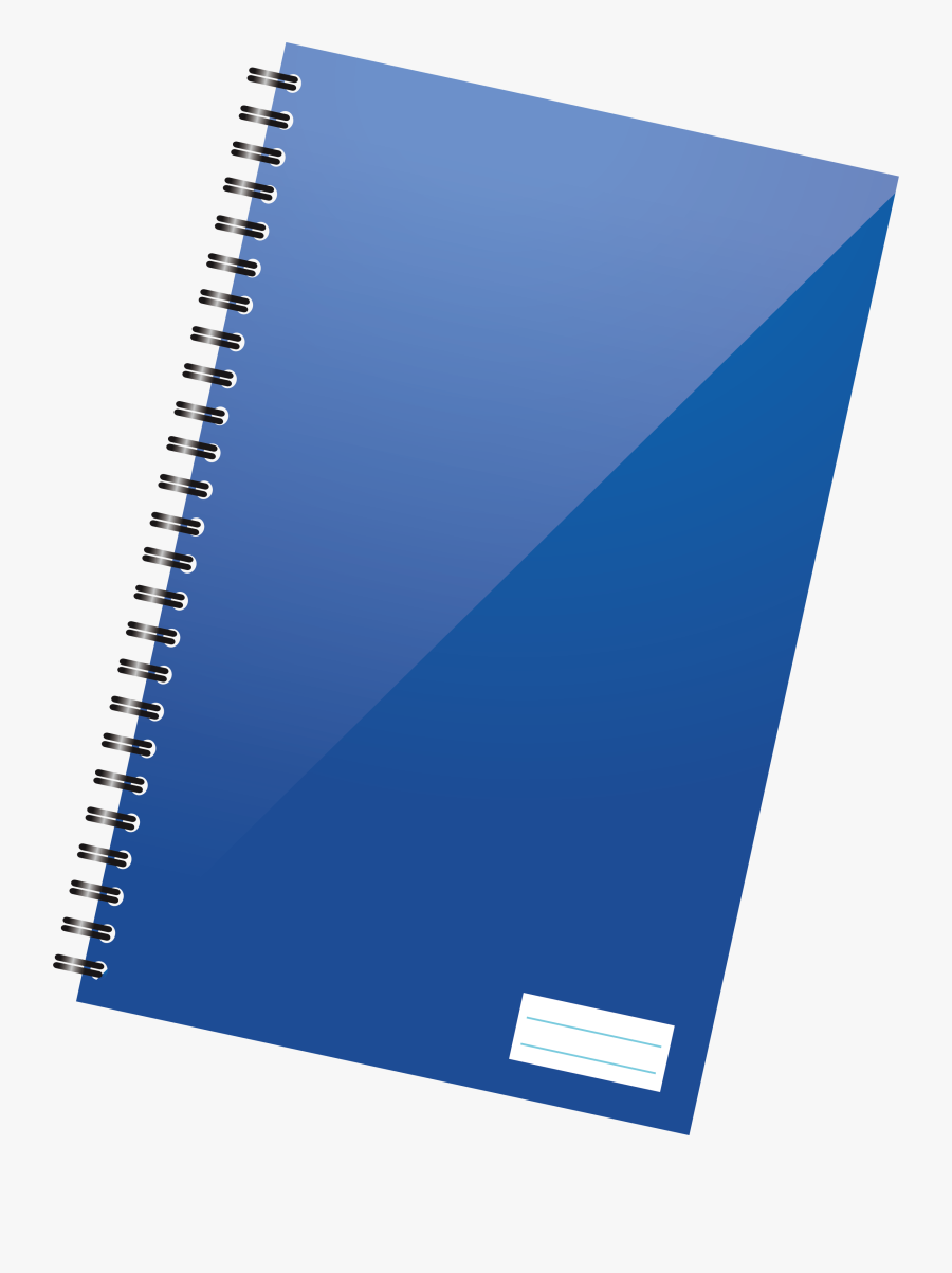 Notebook Transparent File - Blue Notebook Png , Free Transparent ...