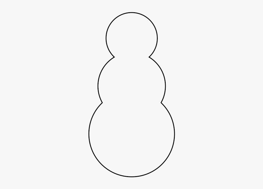 Clipart Snowman Body - Line Art , Free Transparent Clipart - ClipartKey
