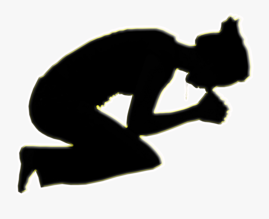 Stock Photography Royalty-free Praying Hands - Kneeling Woman Praying Silhouette , Free ...