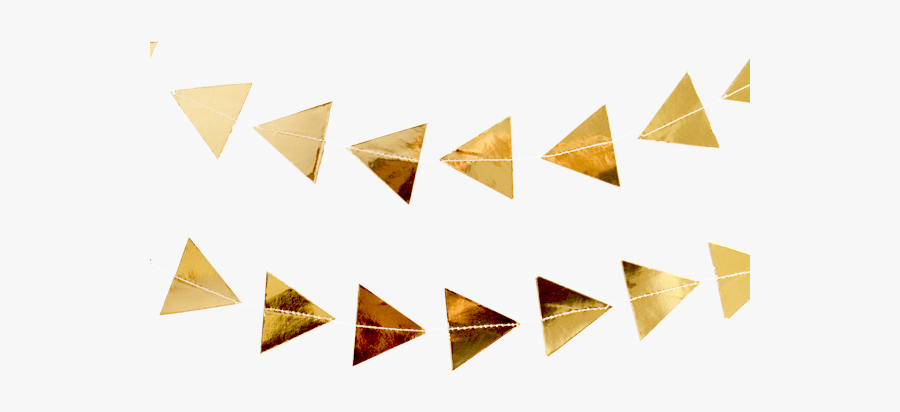 Gold Streamers Png - Gold Triangles Png , Free Transparent Clipart ...