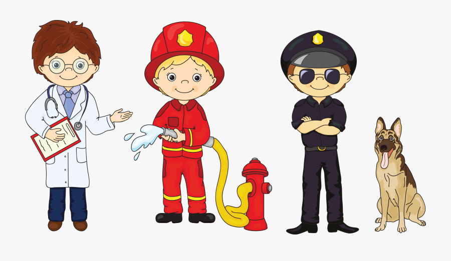 Heroes - Cartoon Police Officer Hero , Free Transparent Clipart ...