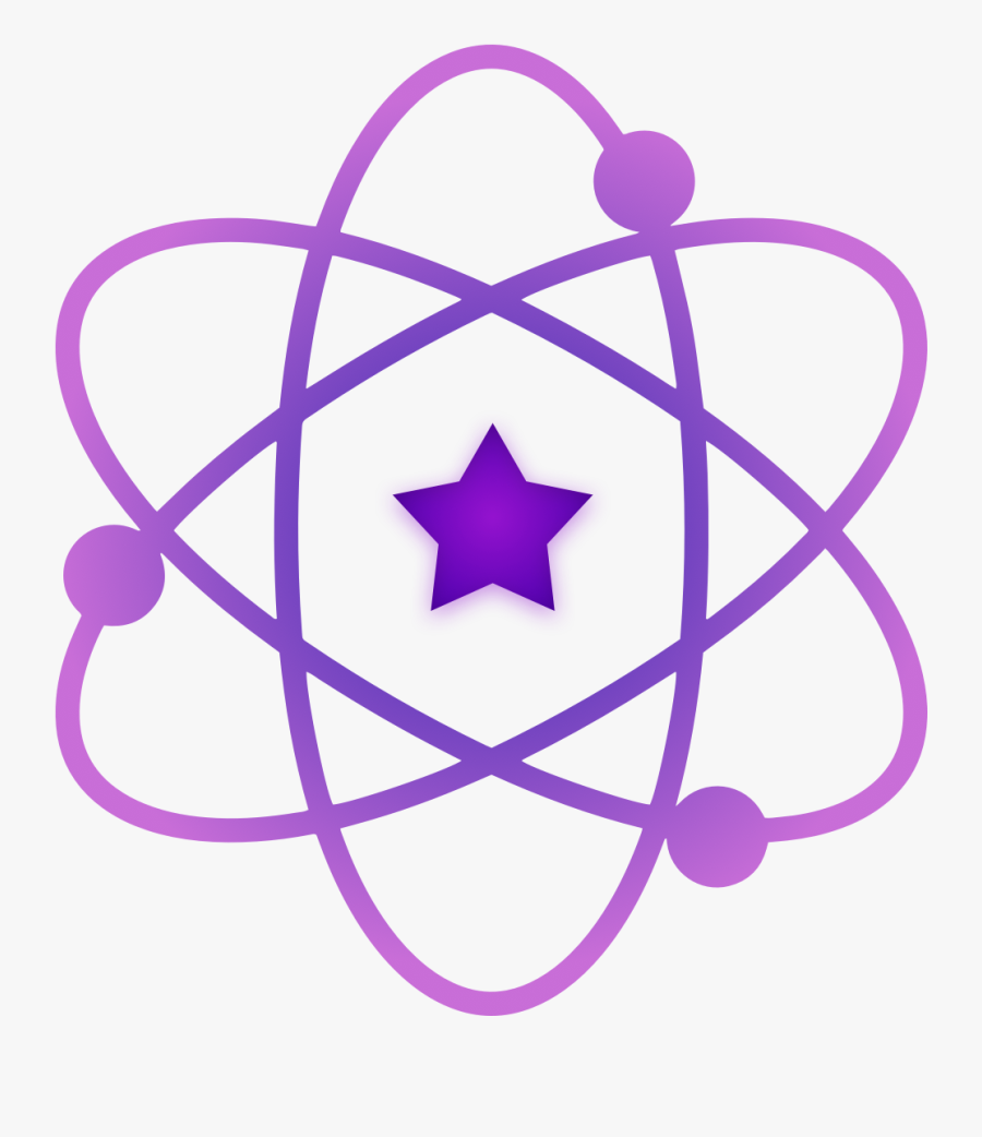 Transparent Atom Clipart Black And White - Transparent Background Atom ...