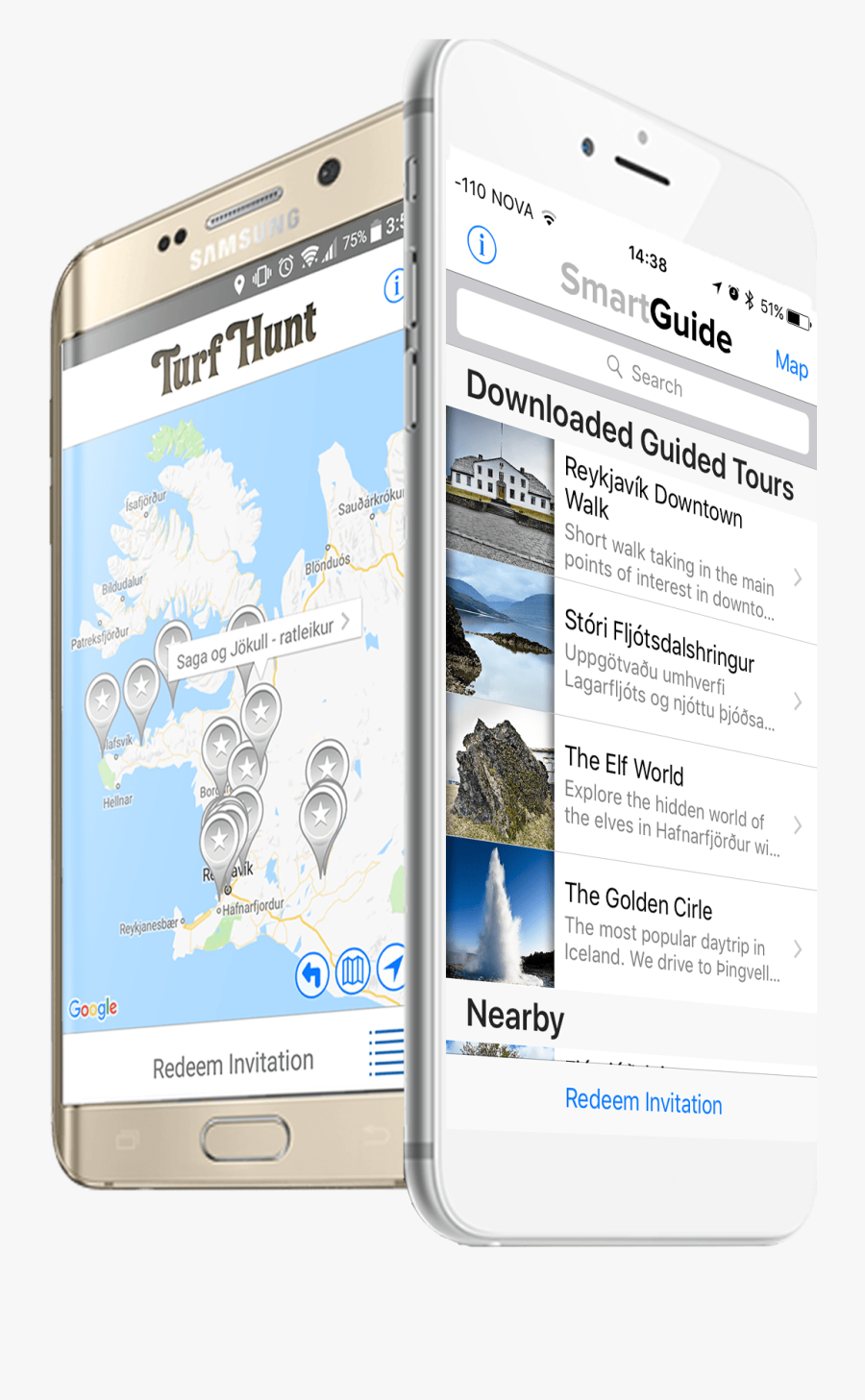 Locatify Smartguide Tour Guide App - Turf Hunt , Free Transparent ...