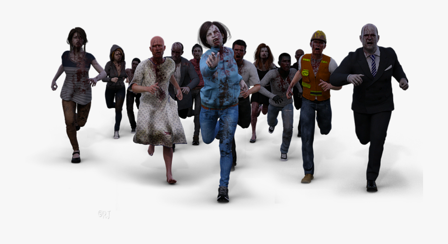 Rjs Dazzariffic Spot - Group Of Zombies Png , Free Transparent Clipart ...