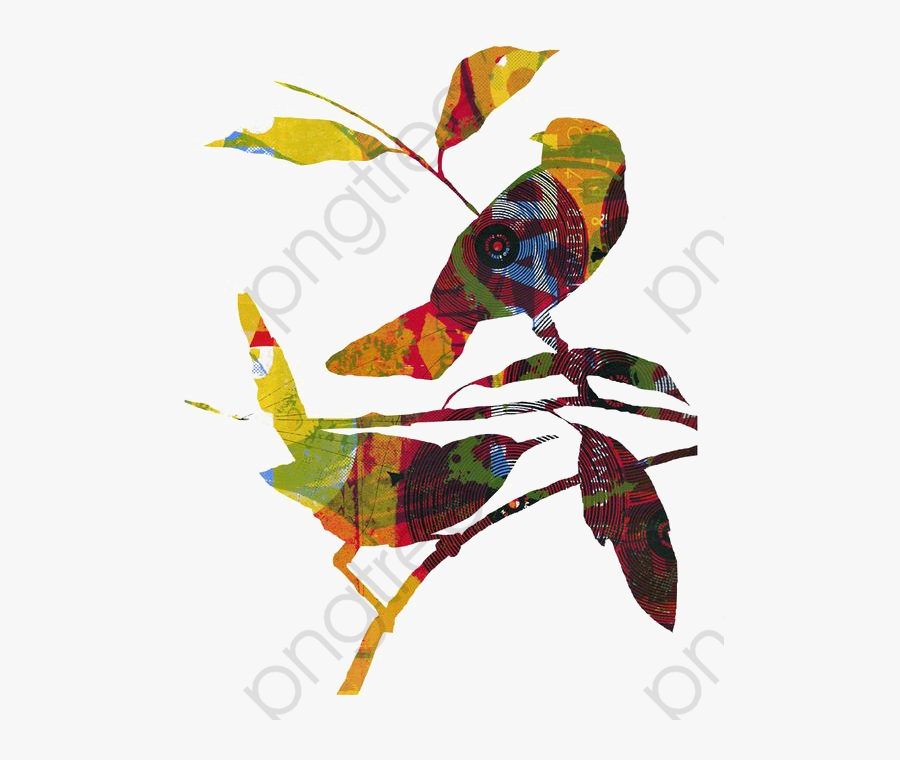 Collage Birds Paper Cut - Bird Paper Collage , Free Transparent Clipart ...