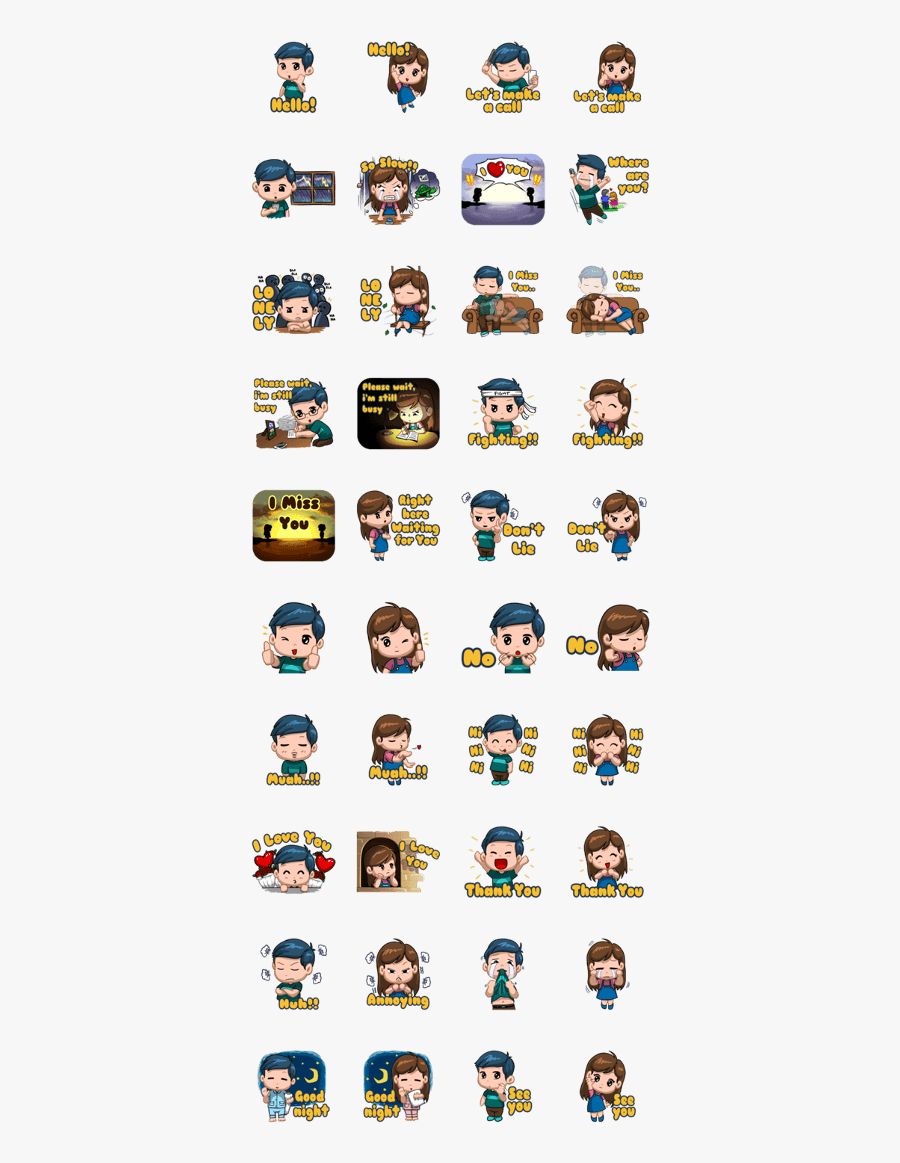 Transparent Long Distance Relationship Clipart - Ldr Couple Story ...