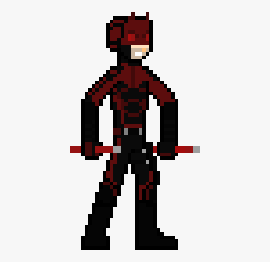 Daredevil Clipart , Png Download - Slav Squat Pixel Art , Free ...