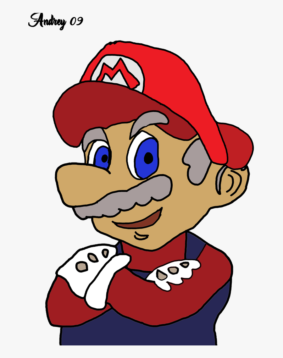 Old Super Mario - Cartoon , Free Transparent Clipart - ClipartKey