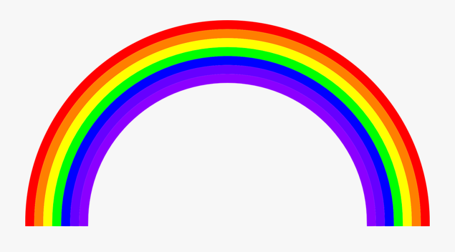 Rainbow, Colors, Color, Rainbows, Multicolored - Semi Circle Shaped ...