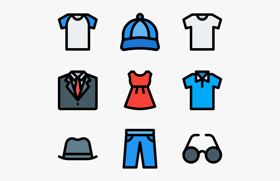 Clothing And Garments - Iconos De Ropa Png , Free Transparent Clipart ...
