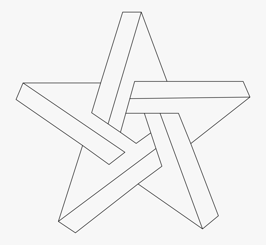 Line Art,triangle,symmetry - Optical Illusion Art Triangle , Free ...