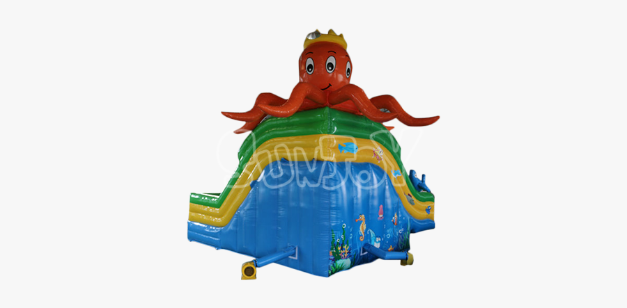 Blow Up New Octopus Water Slide - Inflatable , Free Transparent Clipart ...
