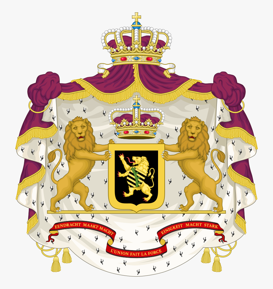 Belgium King Coat Of Arms , Free Transparent Clipart - ClipartKey
