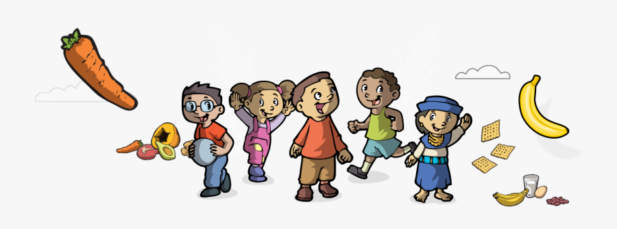 Healthy Kids Cartoon , Free Transparent Clipart - ClipartKey