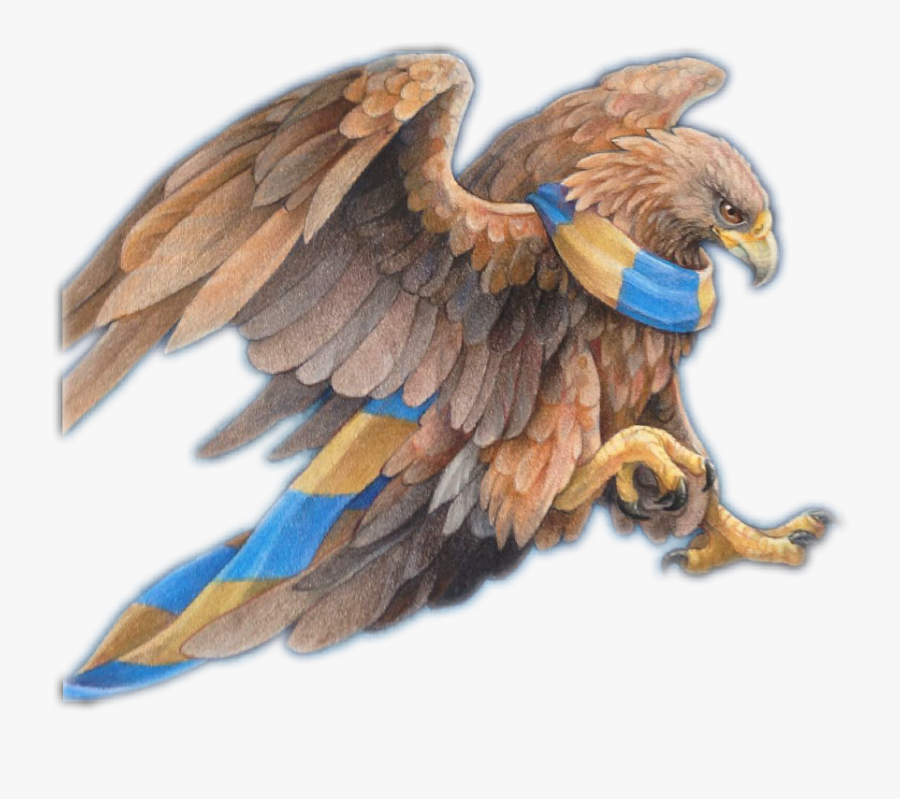 #ravenclaw - Ravenclaw Eagle With Scarf , Free Transparent Clipart ...