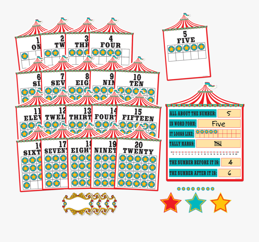 Numbers Poster For Bulletin Board , Free Transparent Clipart - ClipartKey