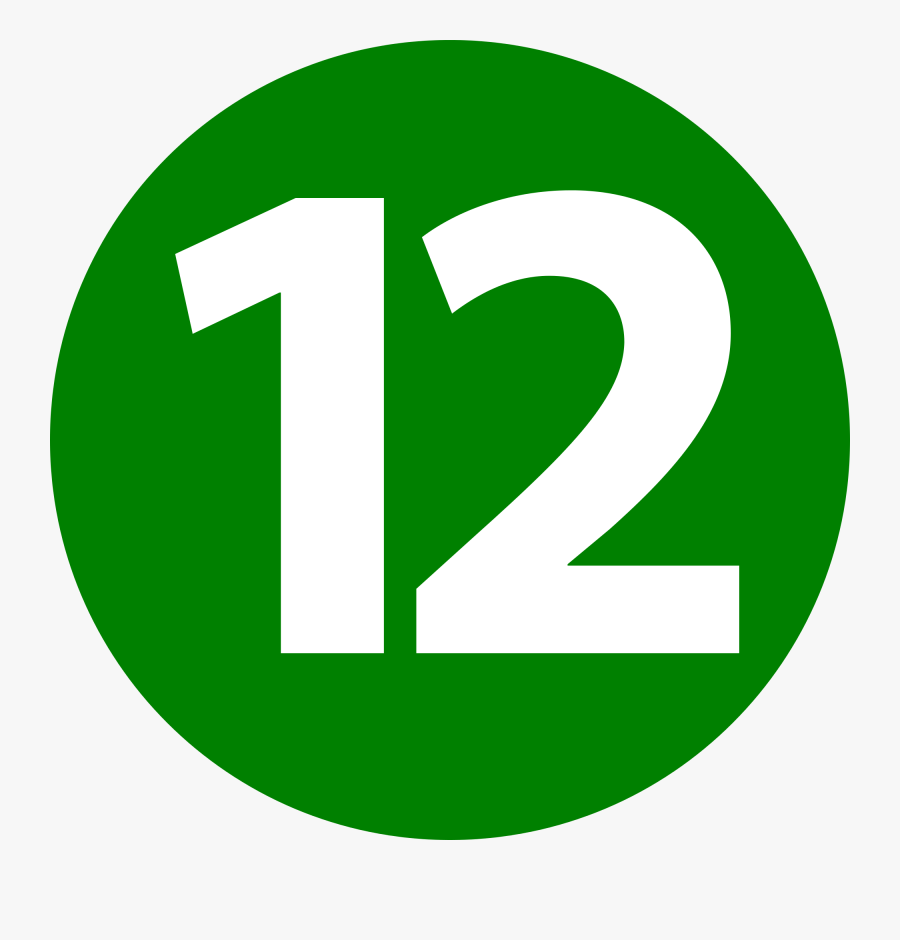 Number 12 Icon , Free Transparent Clipart - ClipartKey