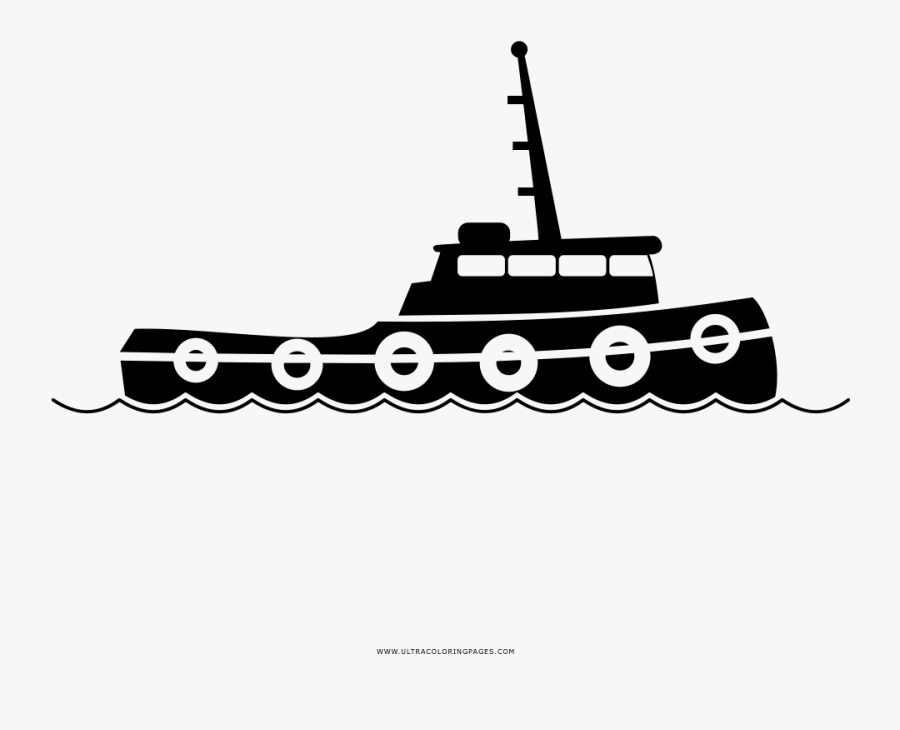 Tugboat Coloring Page - Tug Boat Clip Art , Free Transparent Clipart ...