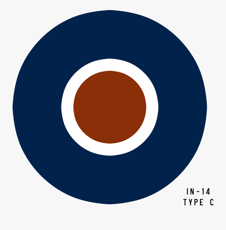 Raf Type C Military Aircraft Roundel Insignia - Circle , Free ...
