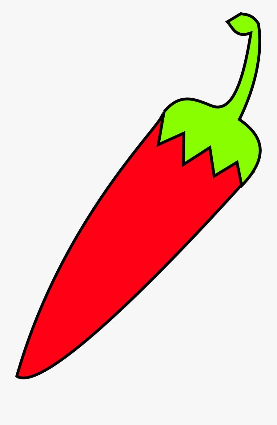 Red Chili With Green Tail - Red Chilli Clip Art , Free Transparent ...
