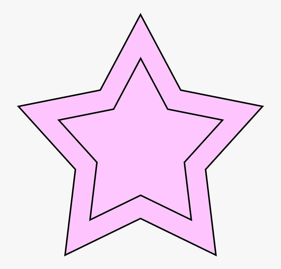 Lavender Clipart Star - Transparent Light Pink Star , Free Transparent ...