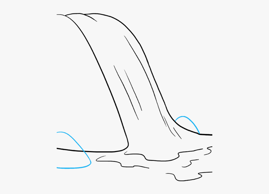Waterfall Clipart Easy Draw Illustration , Free Transparent Clipart ...