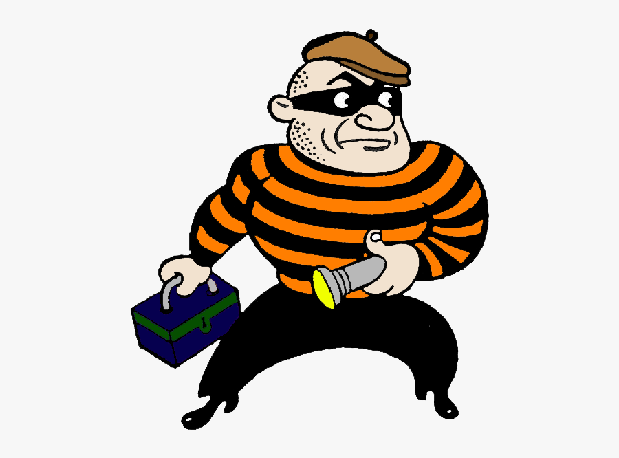 50056 - Cartoon Burglar , Free Transparent Clipart - ClipartKey
