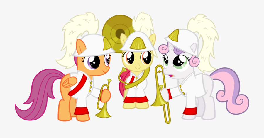 Transparent Trombone Clipart - Mlp Pony Marching Band , Free ...
