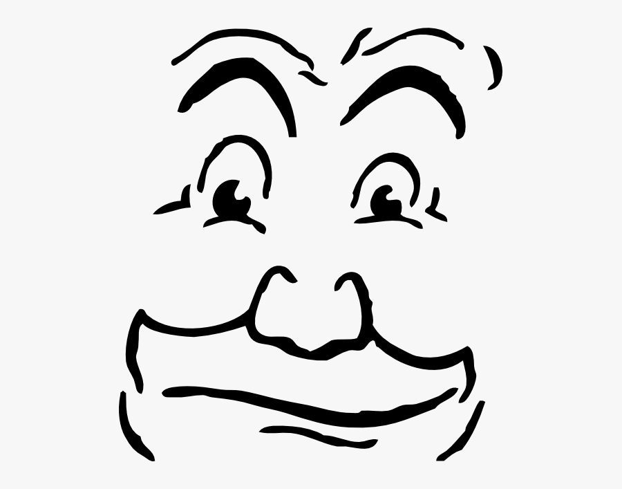 Quid - Clipart - Funny Faces Outline , Free Transparent Clipart ...