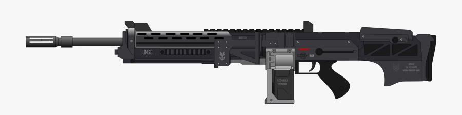 Assault Rifle Clipart Png Image - M84 Heavy Machine Gun , Free ...