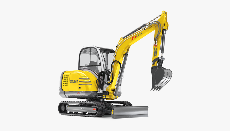 Excavator Png Images Free Download - Wacker Neuson 3503 , Free ...
