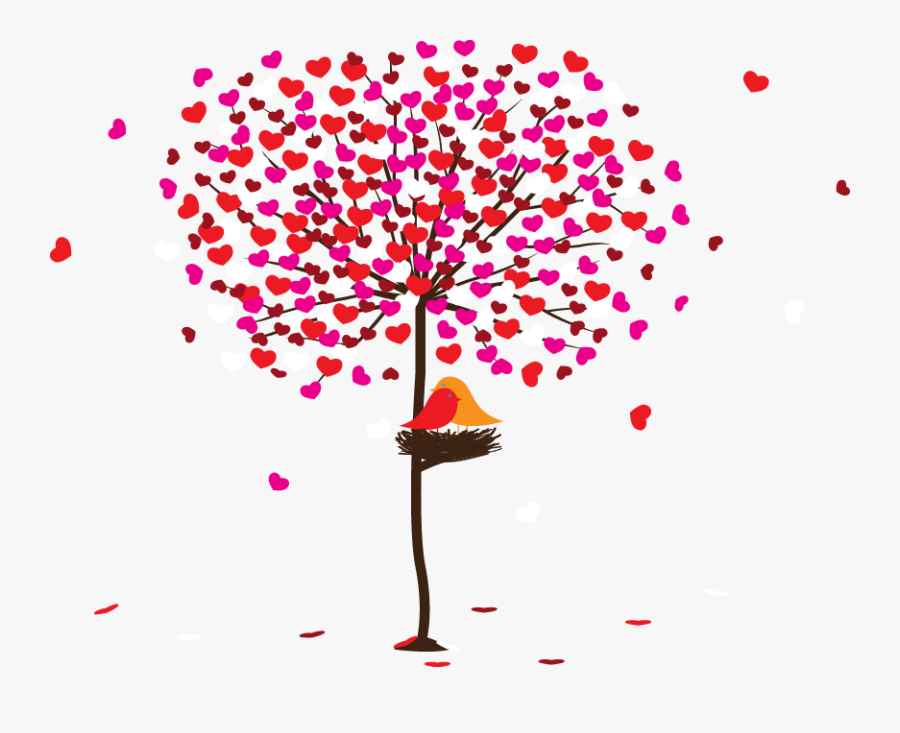 Vector Love Tree Png , Transparent Cartoons - Thiệp Tình Yêu Đẹp , Free ...