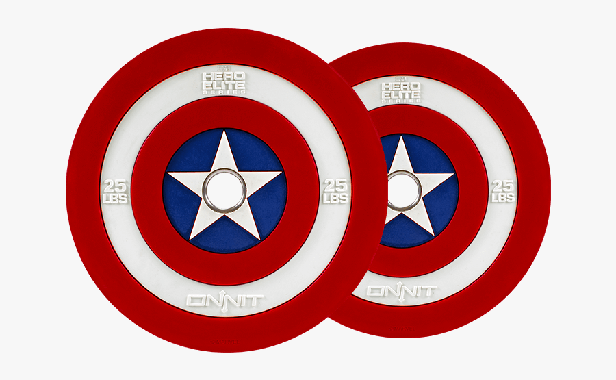 Captain America Shield Barbell Plates - Escudo Capitan America .png ...
