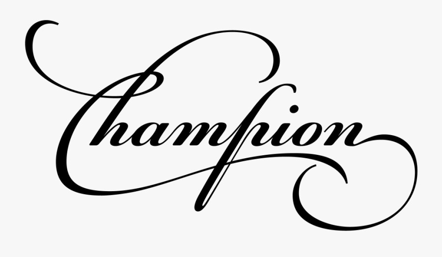 Clip Stock Congratulations Transparent Cursive - Champion Script Pro Free Download , Free ...