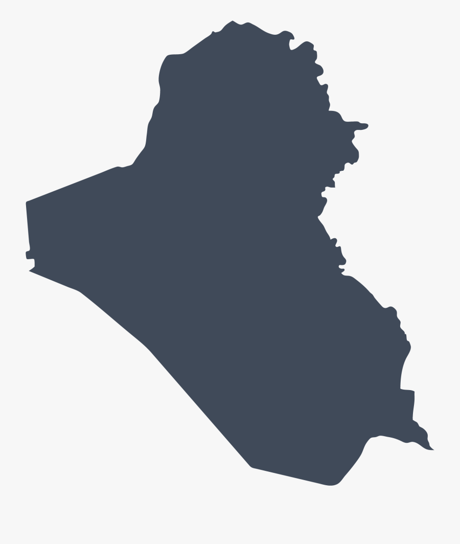 Iraq - Iraq Black Map , Free Transparent Clipart - ClipartKey