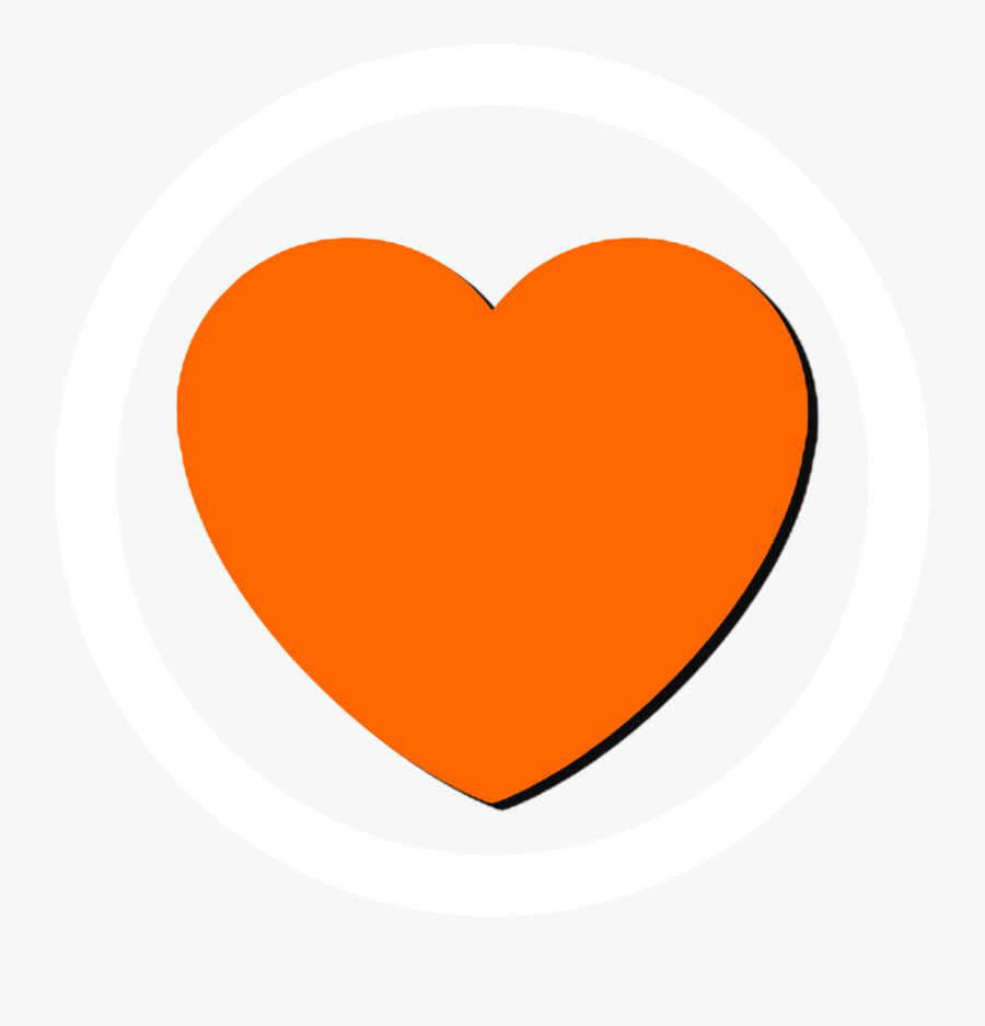 Orange Heart Clip Art , Free Transparent Clipart - ClipartKey
